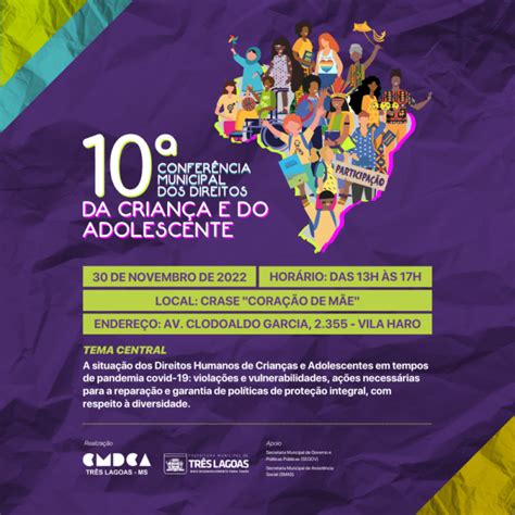 10ª Conferência Municipal dos Direitos da Criança e do Adolescente
