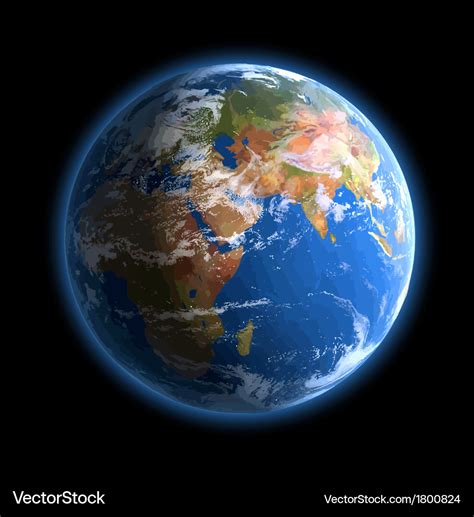 World Globe Royalty Free Vector Image VectorStock