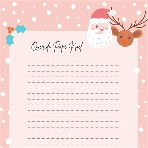 Lista 1 Foto Carta De Papa Noel A Un Niño Gratis Para Imprimir Alta