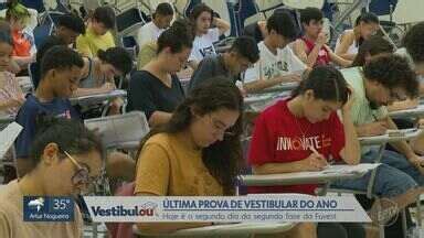 Jornal da EPTV 1ª Edição Campinas Piracicaba Último vestibular do