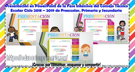 Presentación en PowerPoint de la fase intensiva del consejo técnico