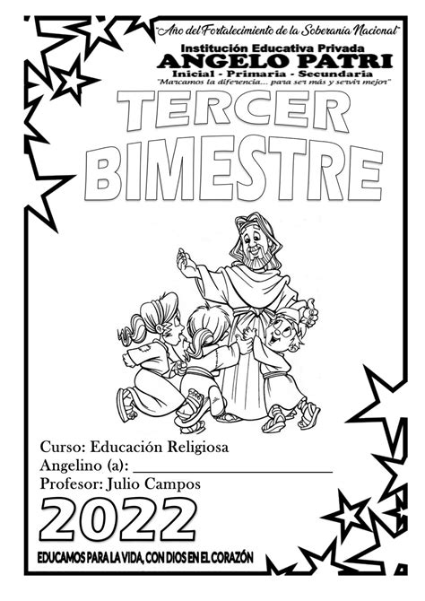 Carátulas III Bimestre DE Educación Religiosa software Studocu