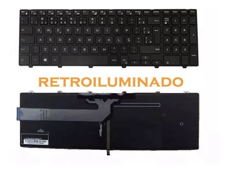 Teclado Para Notebook Dell Inspiron Serie 15 5000 Iluminado