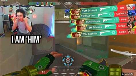 TSM Subroza Returns To His PRIME By Hitting This ACE In RADIANT Ranked