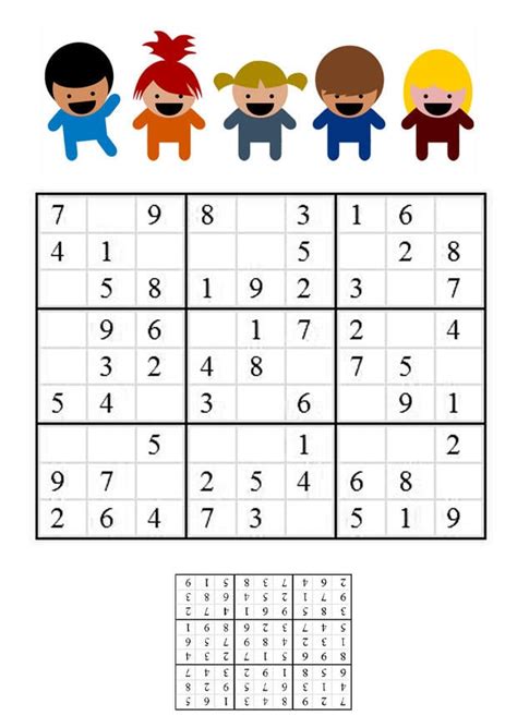 Easy Sudoku Puzzles to Print Imagen sudoku niÃos ImÃgenes Para
