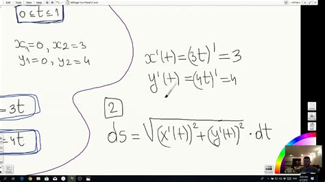 line integral of scalar field 2d example 2 straight line youtube