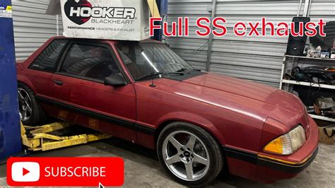 Mustang Fox Body Coyote Swap R Part Full Stainless Exhaust