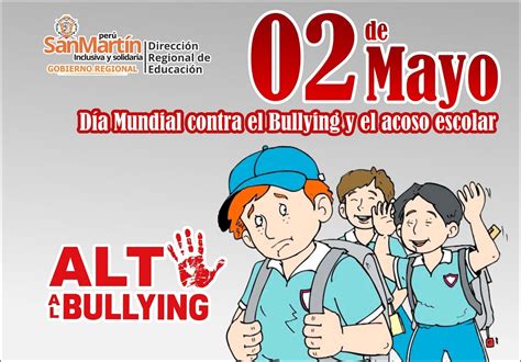 02 de Mayo Día Mundial contra el Acoso Escolar Bullying