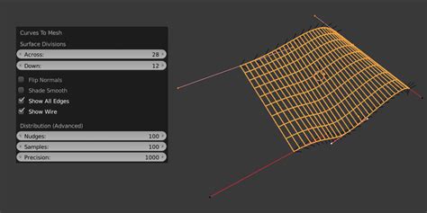 Curves To Mesh Blender