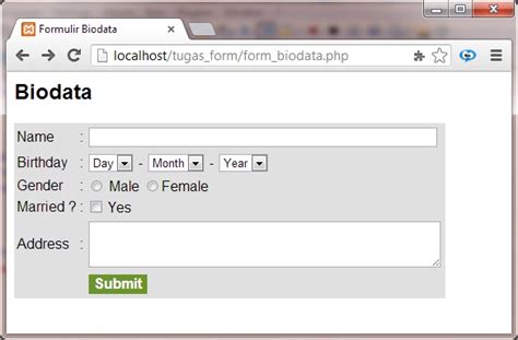 The World Of Php Make Form Part