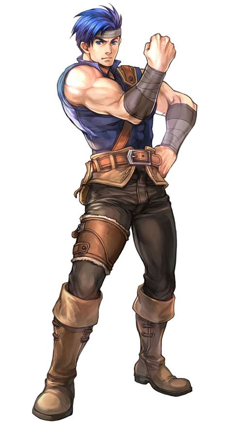 Human Monk Brawler Fighter Character Design Male Fire Emblem