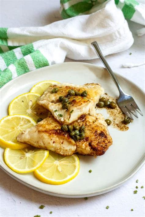 Pan Seared Rockfish With Lemon Caper Sauce Champagne Tastes