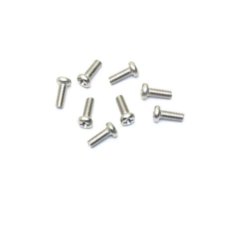 Pièce pour voiture electrique tous chemin 1 10 Vis Tête Plate M3X8 8pcs