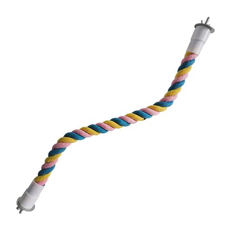 TOOYFUL Bird Rope Cotton Rope Bird Perch Climbing Ropes Bungee Bird