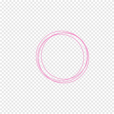 Linha Do C Rculo Rosa C Rculos Png Pngegg