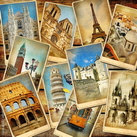 Travel Collage Wallpapers Wallpaper Cave