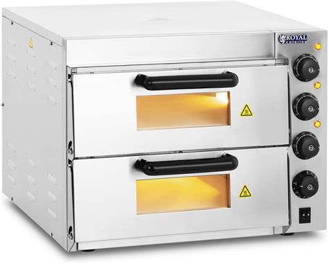 Royal Catering Forno Elettrico Professionale Per Pizza 350C A Due