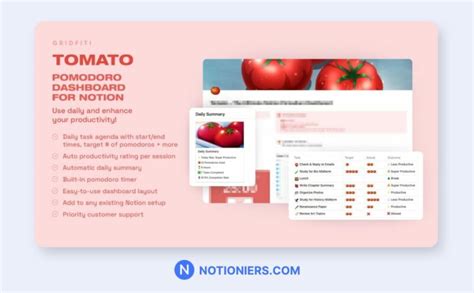 12 Best Free Paid Pomodoro Notion Templates Notioniers