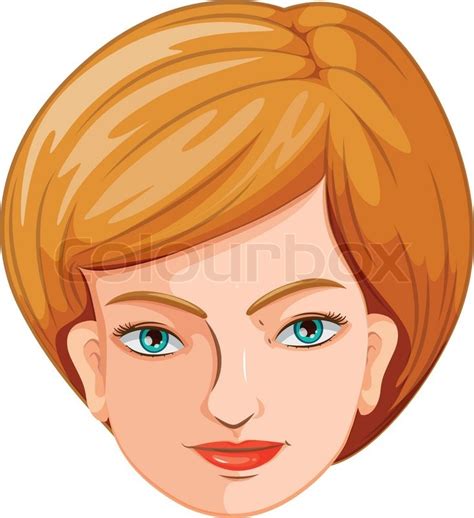 Frau Augen Antlitz Vektorgrafik Colourbox
