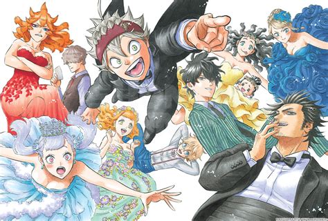 Noelle Silva Asta Yami Sukehiro Mimosa Vermillion Yuno And 5 More Black Clover Drawn By