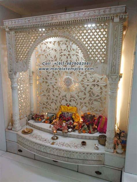 Marble Pooja Mandir Designs For Home Review Home Decor