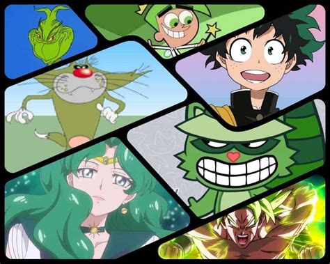Most Popular Characters With Green Hair