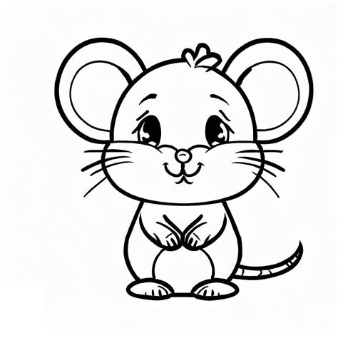 Coloriage Dessin de Souris télécharger et imprimer gratuit sur