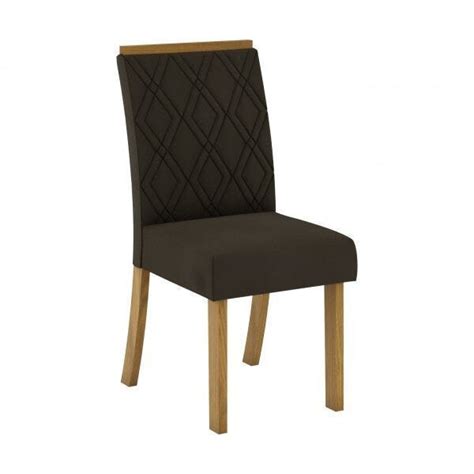 Conjunto Sala de Jantar 4 Cadeiras Rafaela Espresso Móveis MadeiraMadeira