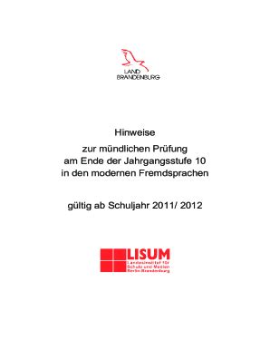 Ausfüllbar Online bildungsserver berlin brandenburg Hinweise zu den