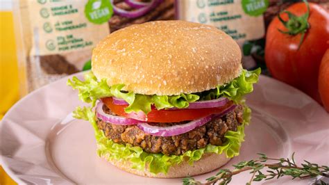 Receita de Hambúrguer Vegano Carne Vegetal Jasmine Alimentos