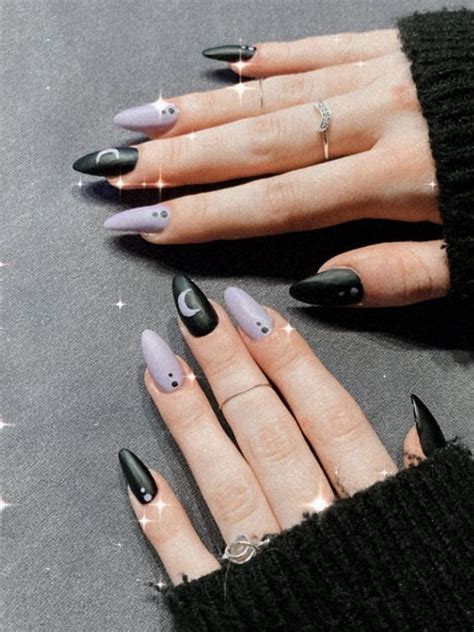 Dise Os De U As Aesthetic Negras Funky Nails Dope Nails Swag Nails