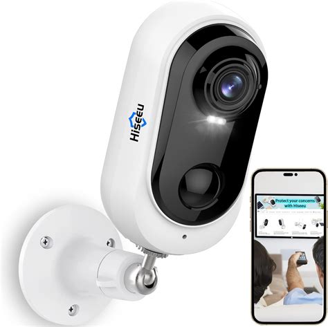 Buy Hiseeu 32GB Preinstalled Battery Powered Security Camera Wireless
