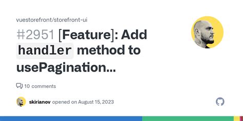 [feature] add `handler` method to usepagination hook composable to allow to pass a function