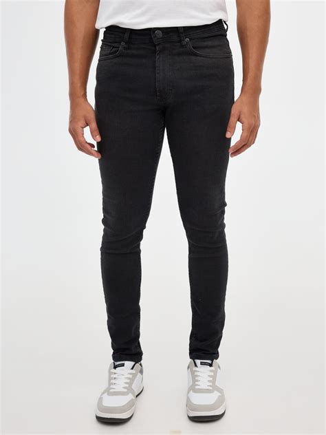 Jeans Skinny Negros Jeans Hombre Inside