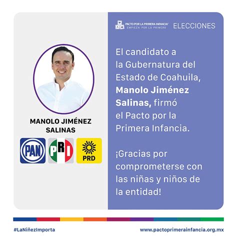Pacto Por La Primera Infancia On Twitter Hoy ManoloJim Candidato A