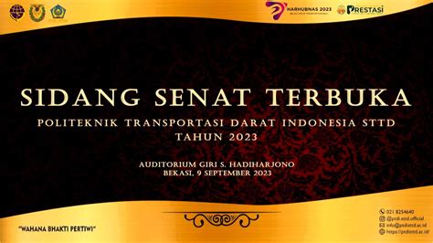 SIDANG SENAT TERBUKA PTDI STTD TAHUN 2023 YouTube