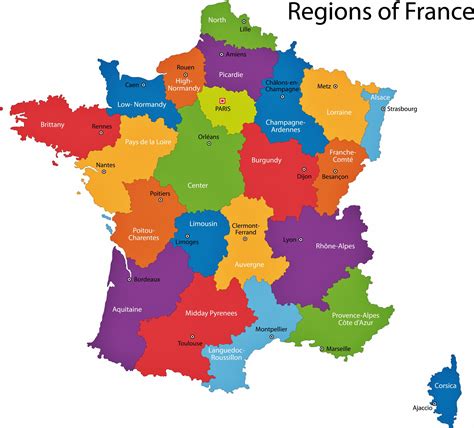 Atenci N Vacunaci N Vistazo Mapa Francia Regiones Consciente Distribuir