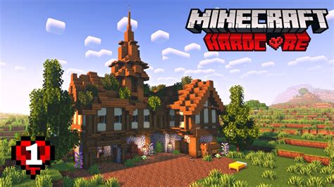 Minecraft Hardcore Let S Play The Starter House Episode Youtube