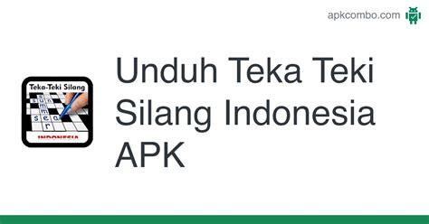 Teka Teki Silang Indonesia APK Android Game Unduh Gratis