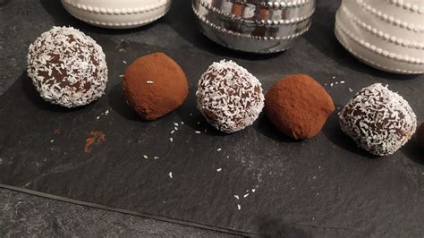 Truffes Au Chocolat Noir Recette Facile Et Rapide Youtube