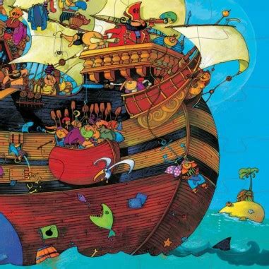 Puzzle Djeco Pi Ces Le Bateau De Pirates