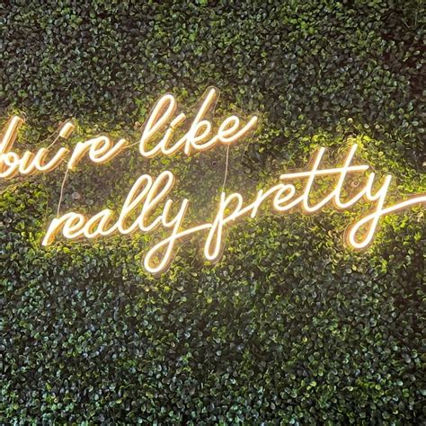 You Re Like Really Pretty Neon Sign Liuyang Lamps