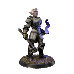 Drow Cleric Made With Hero Forge