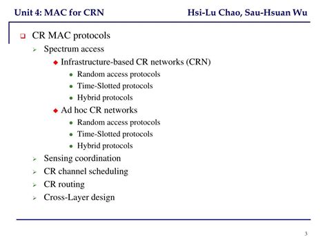 ppt unit 4 mac protocols for cognitive radio networks powerpoint presentation id 3279362