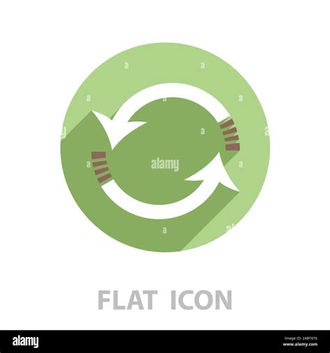 Icono de flechas de rotación ilustración vectorial Imagen Vector de