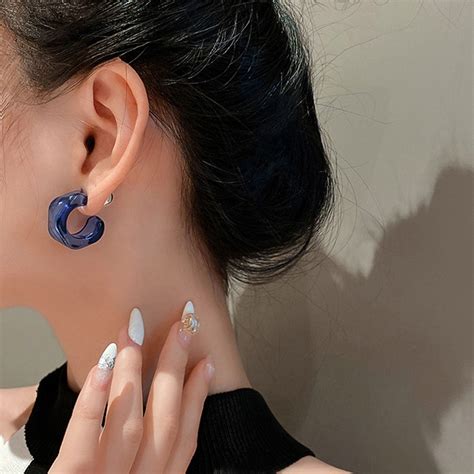 miniministore クリアピアス C型レディースフープピアス 靴ファッション通販 ロコンド自宅で試着気軽に返品