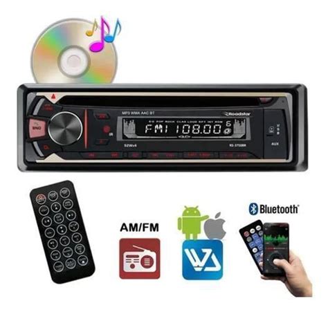 Som Automotivo Auto Rádio Roadstar Rs 3760Br Prime Bluetooth Som