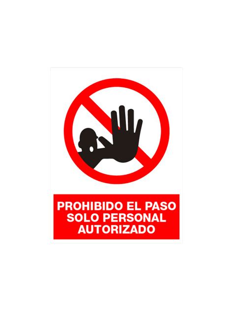 Se Al De Aviso De Prohibida La Entrada De X Cm Surtek Ses