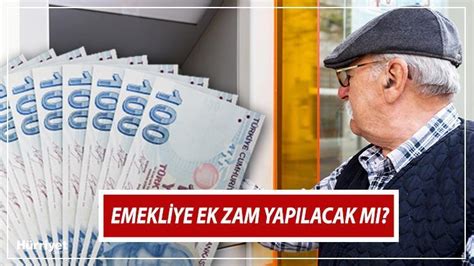 Emekliye ek zam yapılacak mı Emeklilerle ilgili önemli çalışma SSK ve