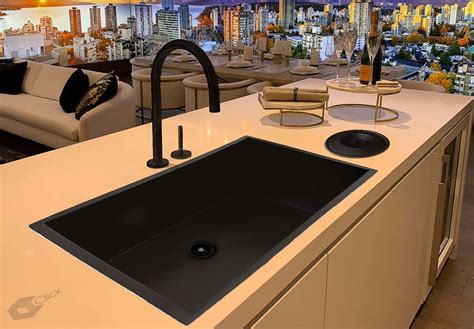 Cuba Preta Cozinha Gourmet Inox Acessório 60x60 Cm AJB AJB STORE